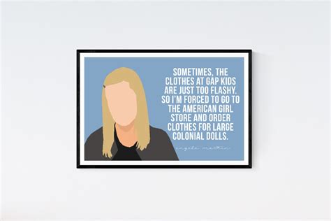 Angela Martin Quote The Office Tv Show Fan T American Girl Clothes