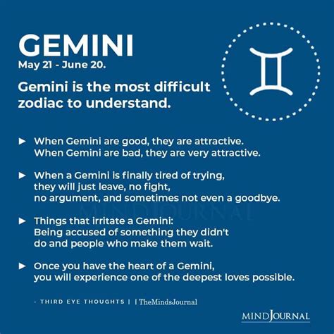Gemini Is The Most Difficult Zodiac To Understand Astrologie Gémeaux