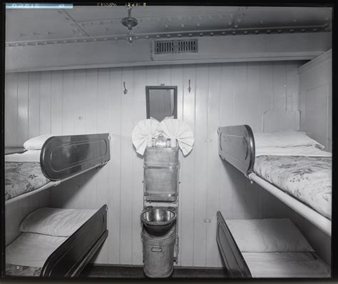 Third Class Cabin On The Royal George 1907 Royal Museums Greenwich