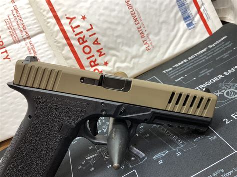 True Precision Custom Glock 17 Gen 3 Slide Assembly 9mm G17 P80 Fde