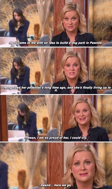 27 Times Parks And Rec Made You Laugh And Then Cry Parks N Rec Parks And Rec Memes Parks