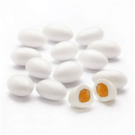White Jordan Almonds 5 Pound 80 Ounces Gourmet Candy By