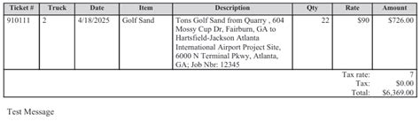 Invoice Templates Guide Dump Truck Dispatcher