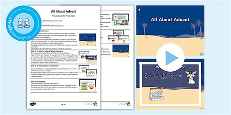 Eyfsks1 Advent Assembly Pack Teacher Made Twinkl