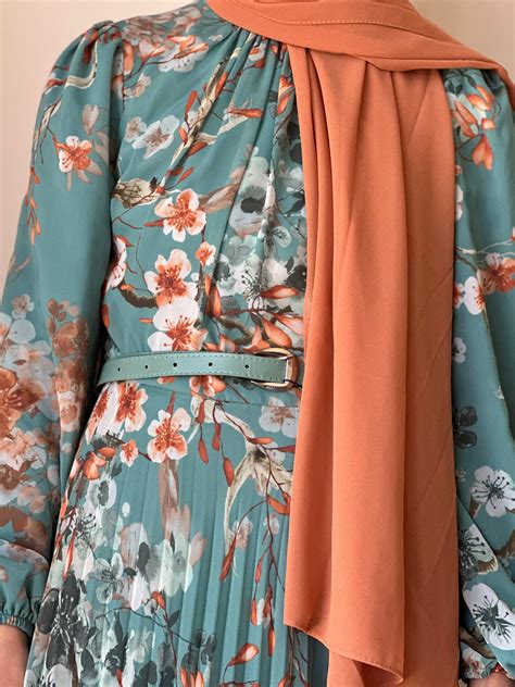 Abaya Floral Abaya Made With High Quality Fabric From Turkey Qween Modest