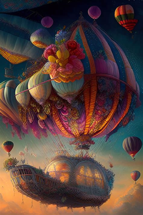 Pin By Pinner On Ships Hot Air Balloons Art Balloon Art Fairy Art Dolls