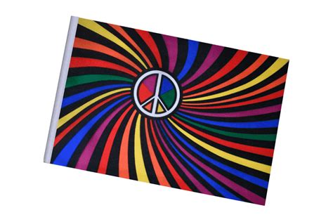 Rainbow Swirl Lgbtq Small Craft Flag