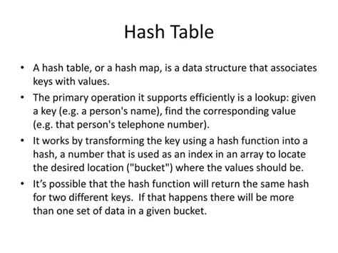 5 Data Structures Hashtable Pptx