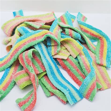 Sour Gummy Candy Masam Sour Belt Sour Tape Sour Stripe 酸沙軟糖条 Halal Shopee Malaysia