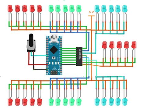 Arduino Based Multicolour Led Chaser