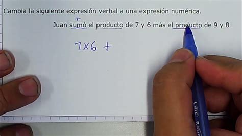 Expresiones Numericas 2 Youtube