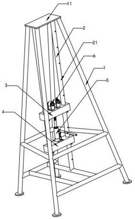 一种立式放线架的制作方法