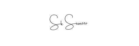 71 Sk Sameer Name Signature Style Ideas Great Autograph
