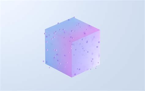 Premium Photo Translucent Gradients Cubes And Materials 3d Rendering