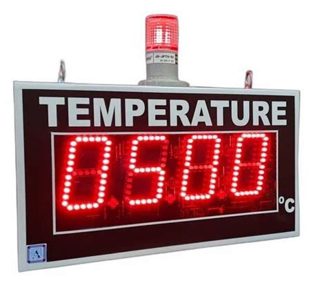 Astronic Technosystems Large Temperature Display At Unit In Pune