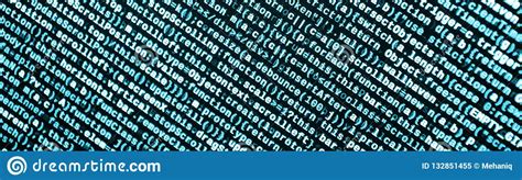 Javascript Code In Text Editor Coding Cyberspace Concept Screen Of Web Developing Code Stock