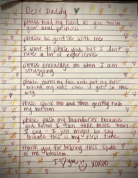 My Letter To Daddy Before Our First Face To Face Session 💗 Scrolller