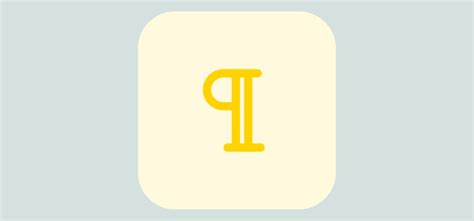 Paragraph Symbol Mark A Paragraph By Paragraph Exegetical
