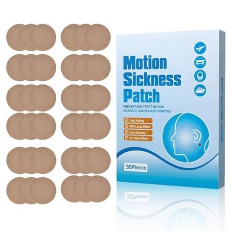 Motion Sickness Patch Motion Sickness Patch 36 Pcs Waterproof Motion