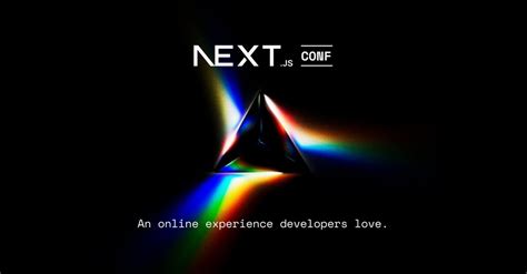 Nextjs Conf The First Nextjs Global User Conference Rnextjs
