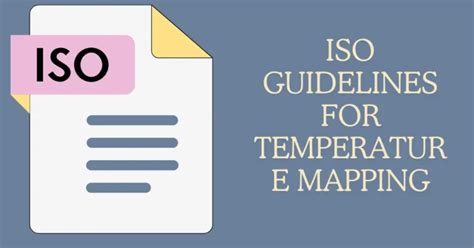 Iso Guidelines For Temperature Mapping Archives • Asita Freeze Dryer