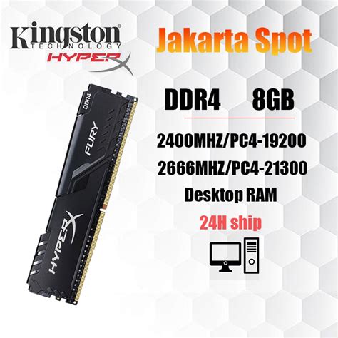 Jual 【jakarta Spot】4gb 8gb 16gb New Style Kingston Hyperx 2400 2666 3200mhz Desktop Ram Ddr4