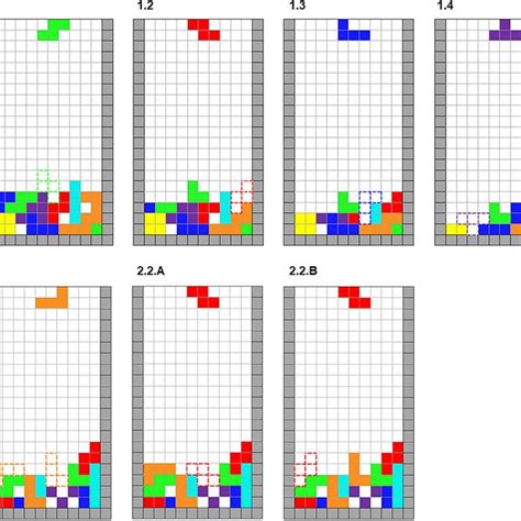 Representation Of The Cooperative Tetris Task A Four Trials In The