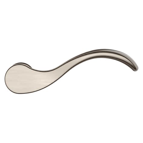 5455v Wave Lever Lifetime Pvd Satin Nickel Baldwin Hardware