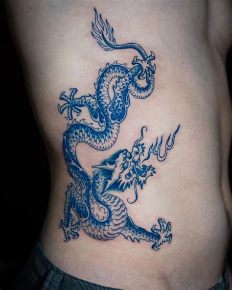 Blue Tattoo Dragon