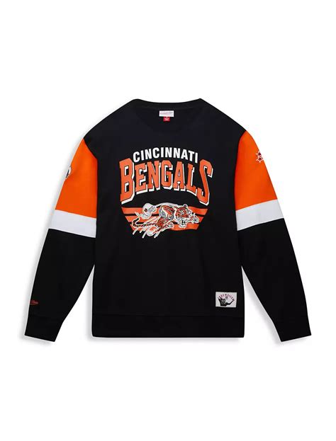 Big Tall Nfl Cincinnati Bengals Crewneck Pullover Dxl