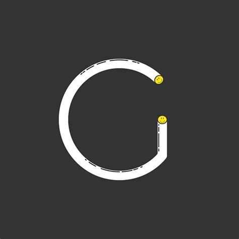 Smiley C Lettering Art