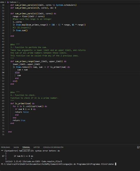 Solved I Have An Error In My Elixir Program My Chegg
