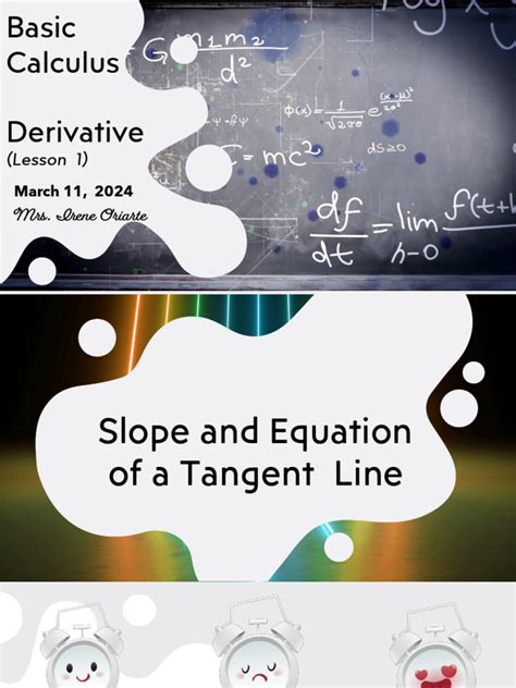 Bascal Derivative Lesson 1 Pdf Tangent Slope