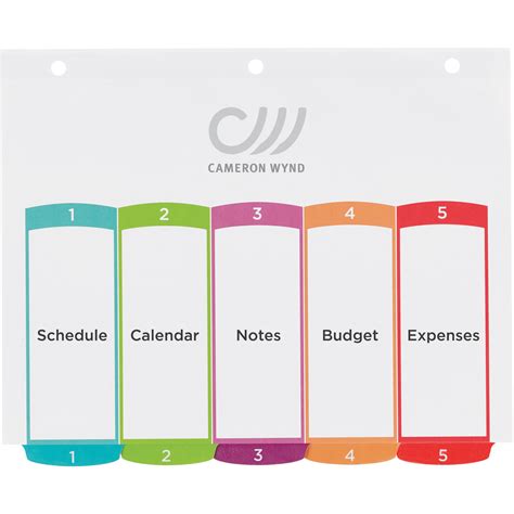 Avery Ready Index 5 Tab Template Williamson Ga Us
