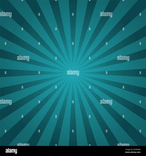 Sunburst Background Vector Sunburst Turquoise Blue Radial Beams Pattern Radial Rays Abstract