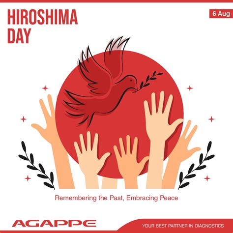 Agappe Peace Unity Hiroshimaday Neverforget Worldpeace Agappe Diagnostics Ltd