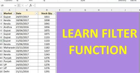 How To Use The Filter Formula