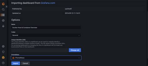 container monitoring with cadvisor prometheus and grafana on