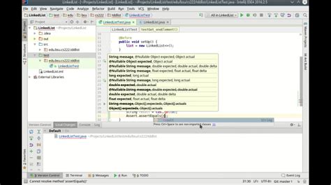linked list with test driven development youtube