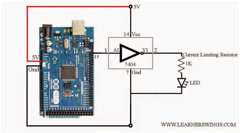 7404 inverter circuit diagram