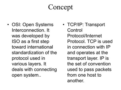 Sargation Universitys Open System Interconnection Ppt