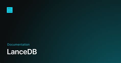 Lancedb Unstructured