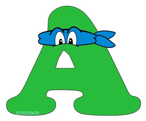 Letras Tortugas Ninjas Abecedario Para Descargar Gratis Todo Peques