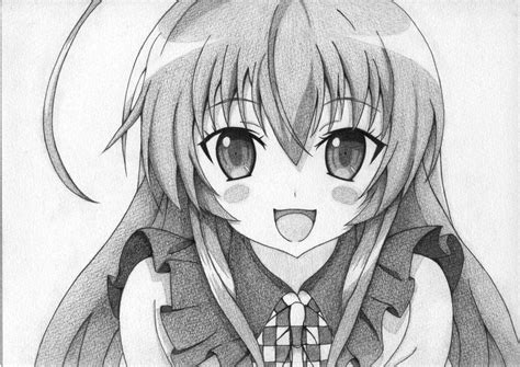 Рисунки аниме девушек для срисовки 92 шт