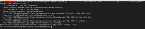 Video Demo Py Not Working Issue Ekosman Anomalydetectioncvpr Pytorch Github
