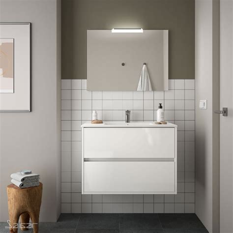 Noja 800 C 2 Cajones Mueble De Baño Con Lavabo Salgar