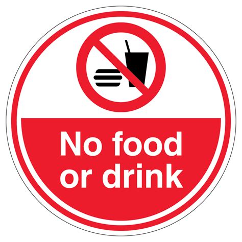 No Food Or Drink Safetysigns4less