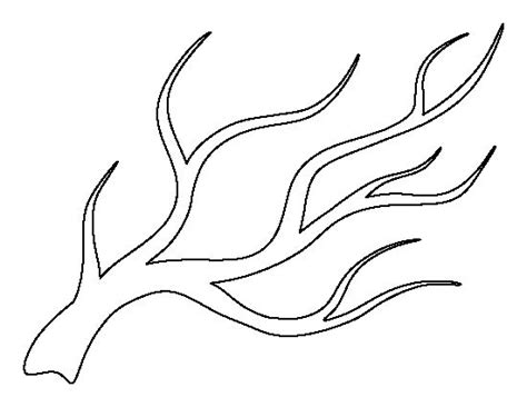 Tree Branch Pattern Use The Printable Outline For Crafts Creating