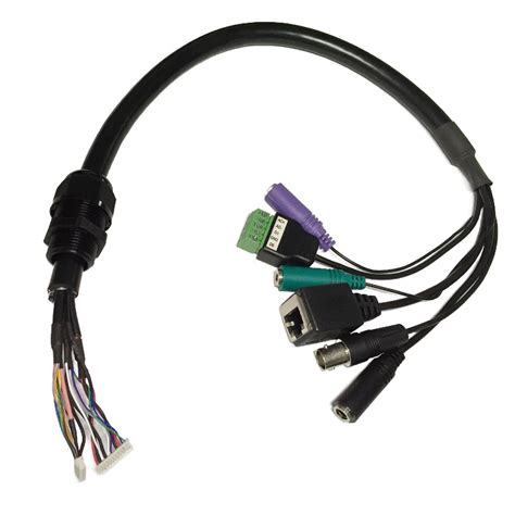 Pluggable Terminal Block And Cable Gland Cable Assembly Cu22 Custom