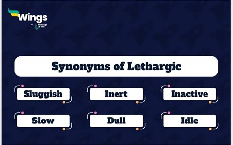 9 Lethargic Synonyms With Meaning And Example Leverage Edu